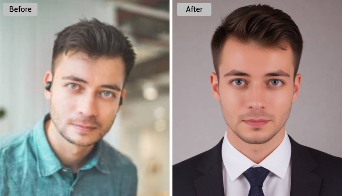 Requisitos y ejemplos de fotos profesionales para ERAS - AI Ease