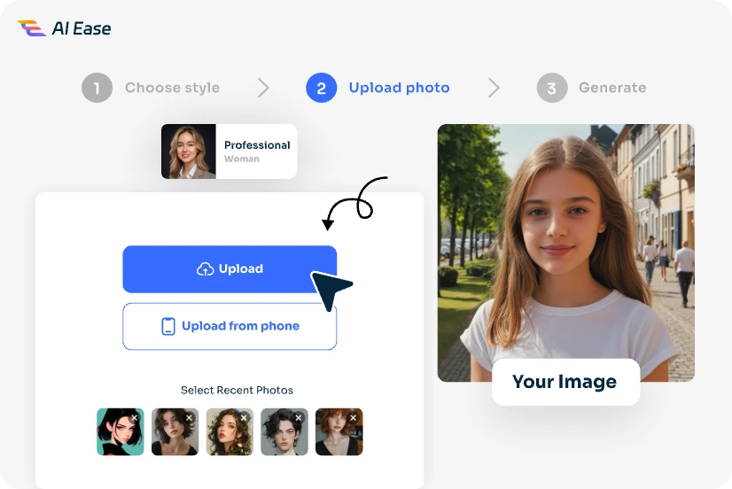 Free AI Headshot Generator for Professional Headshots and Profiles - AI Ease