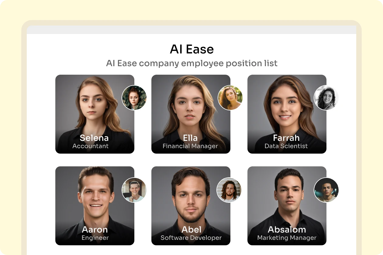 AI Headshot Generator gratis para perfiles profesionales - AI Ease