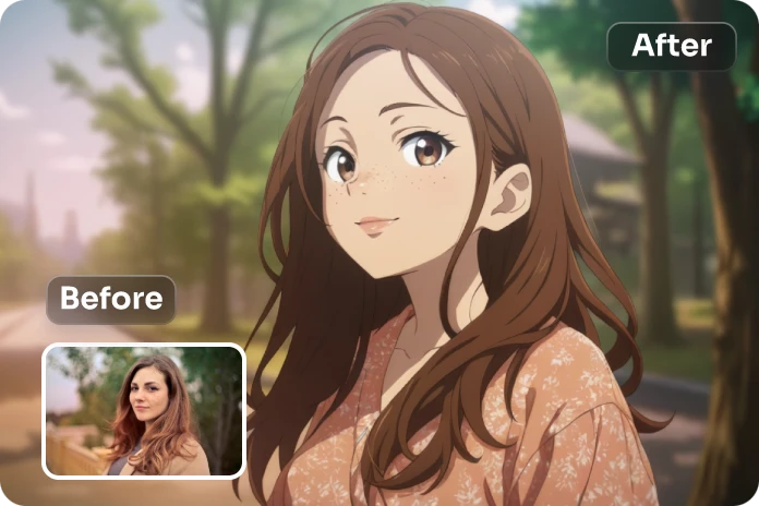 無料のAI写真イラスト化サイト - AIフィルターで写真を漫画風に｜AI Ease