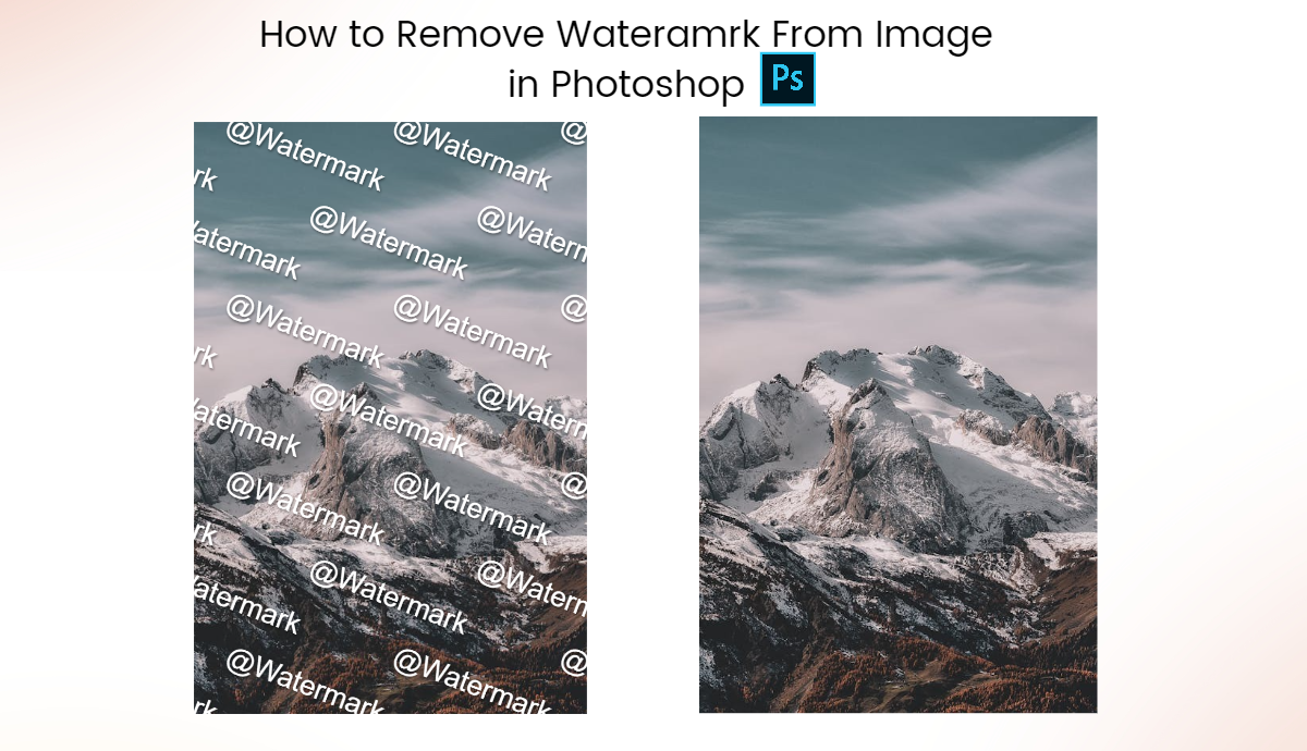 How to Remove Watermark From Image in Photoshop: Step-by-step Tutorial ...
