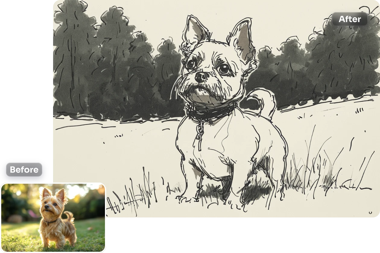Photo to Sketch: Convert Image into Artistic Sketch Online